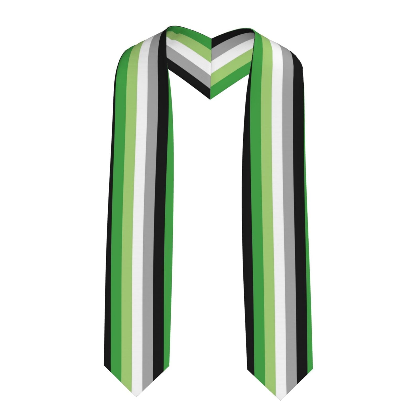 Aromantic Pride Flag Graduation Stole Class Shawl Sash Graduate For ...
