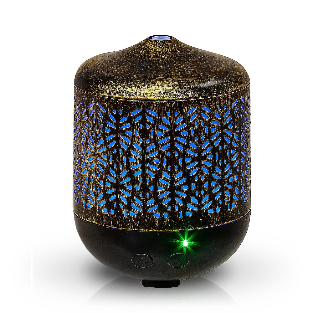 Aromar 230 mL Metal Ultrasonic Grande Twilight Design Essential Oil and ...