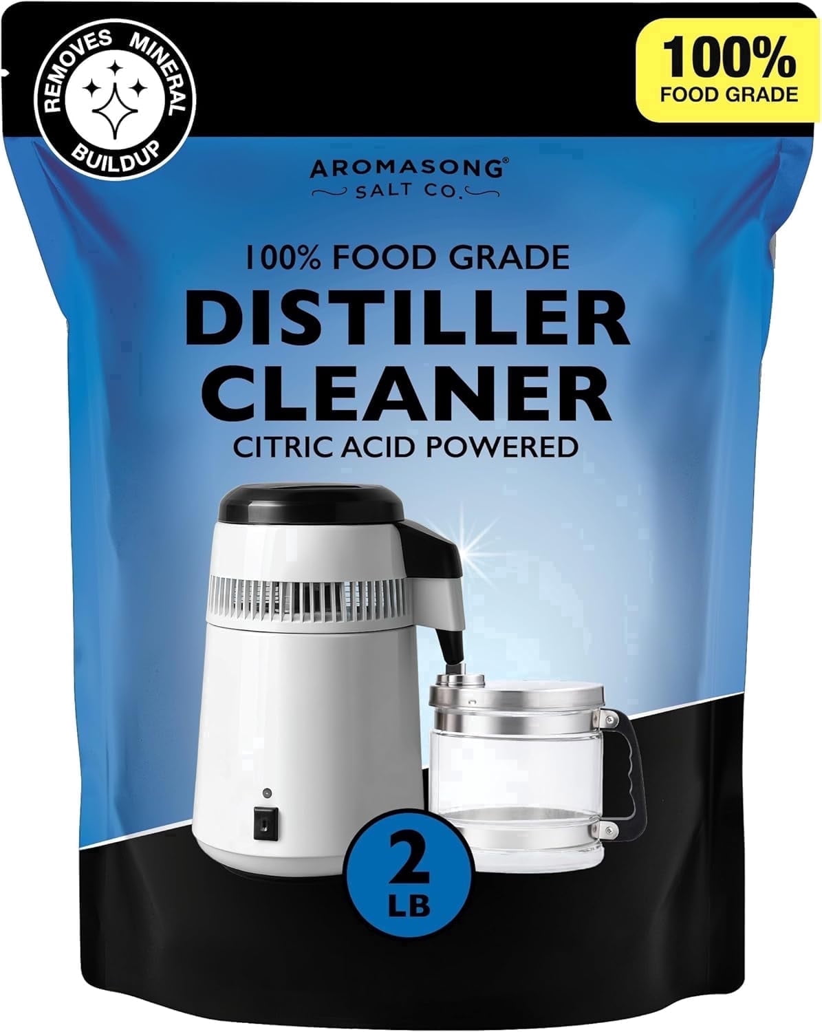 Aromasong Citric Acid Descaler Powder, 2 lb, Coffee Maker Cleaner ...