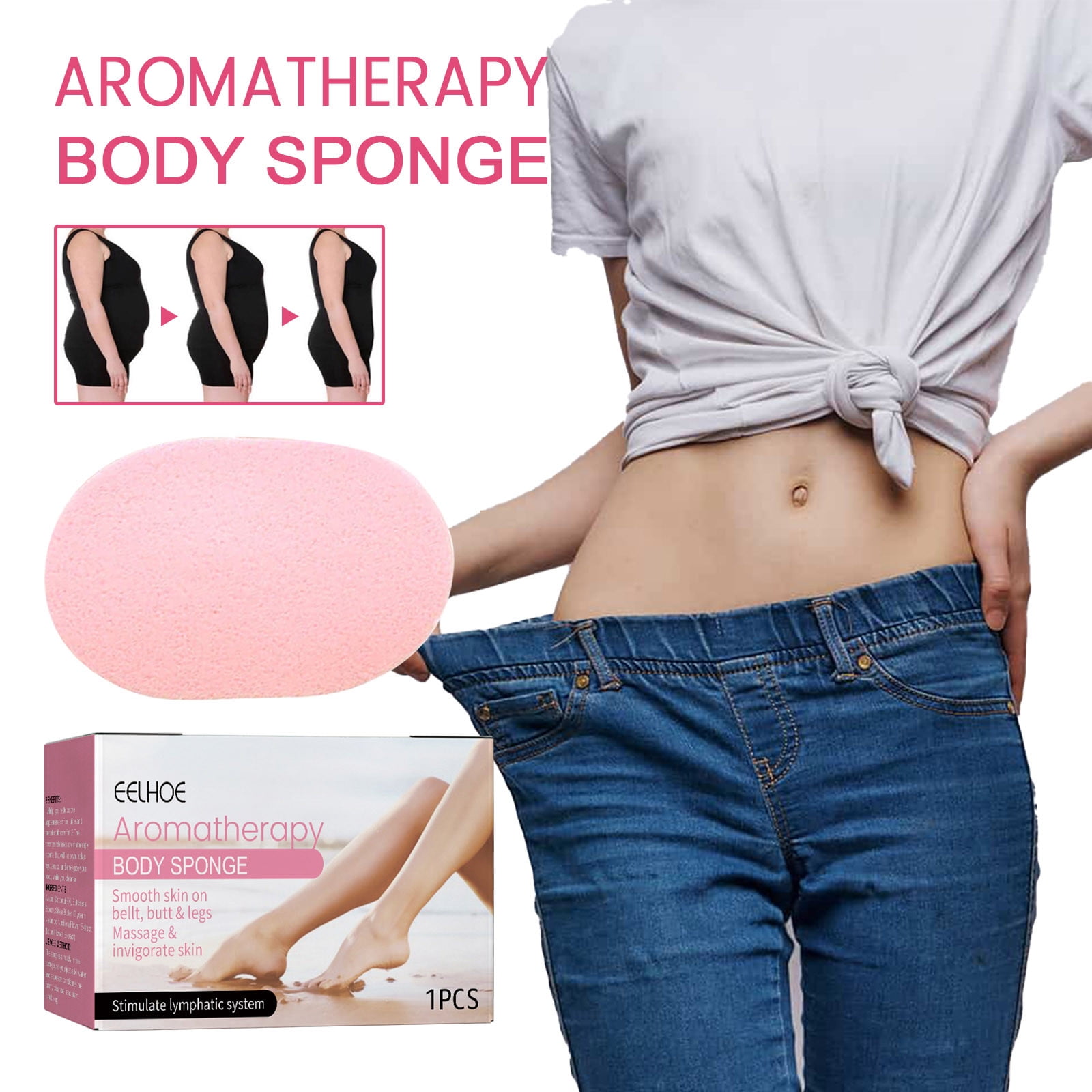 Aromatherapy Body Sponge for Glossy,Moisturized Skin Reduce Appearance ...