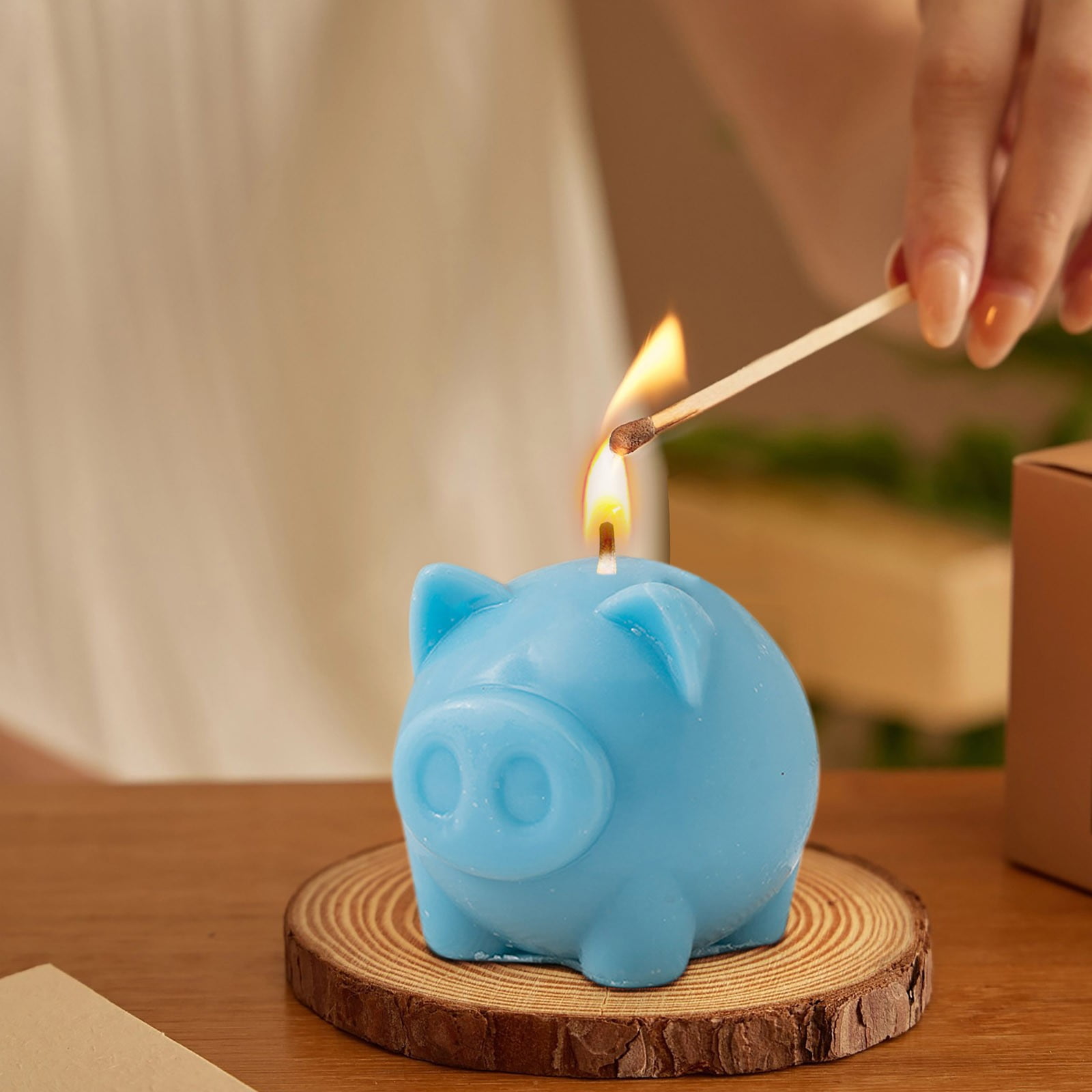 Aromatherapy Candle | Little Pig Scented Home Decor Ornament | Cute Pig ...