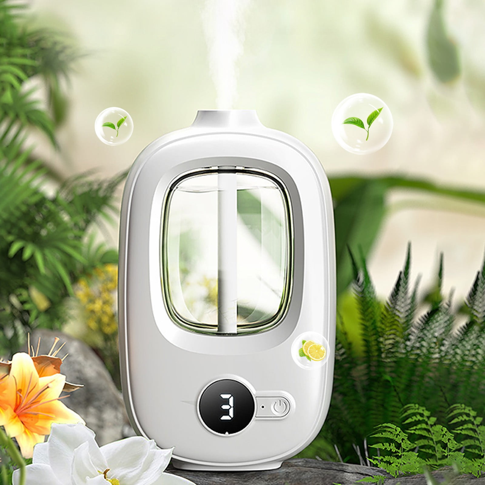 Aromatherapy Diffuser Automatic Oil Sprayer | 50ml USB Wall-Mounted Scent Machine | Quiet Energy ...