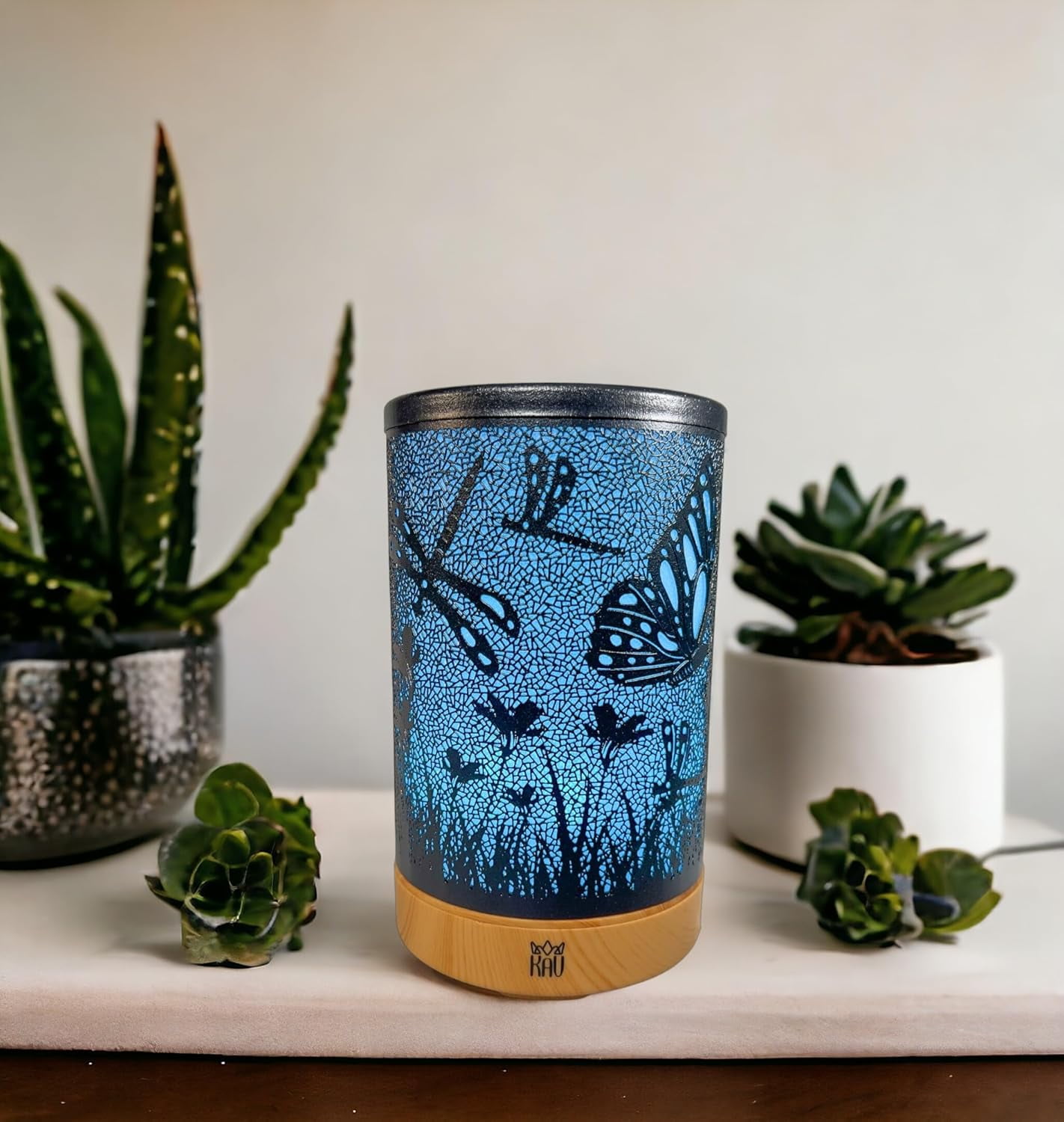 Aromatherapy Diffuser, KAV Shadow of The Butterfly Black Metal ...