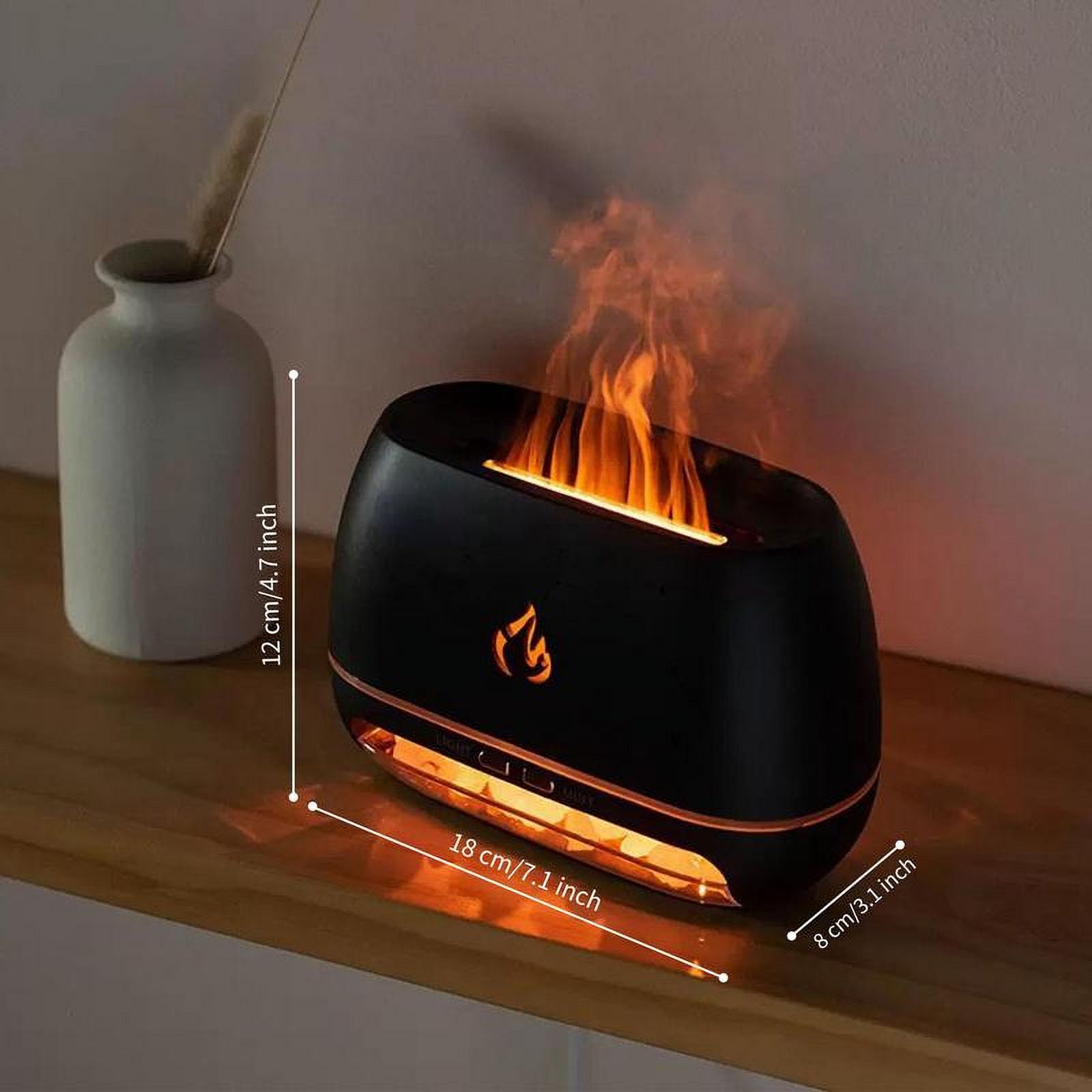 Aromatherapy Diffuser, Simulation Flame Design Light Aromatherapy ...