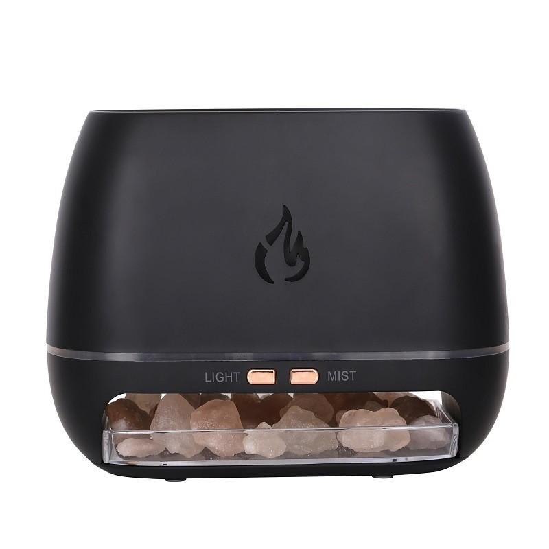 Aromatherapy Diffuser, Simulation Flame Design Salt Lamp Aromatherapy ...