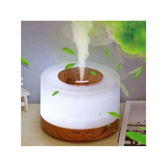 Aromatherapy Diffuser With 7 Light Colors, Auto Shut-Off, 6 Starter ...