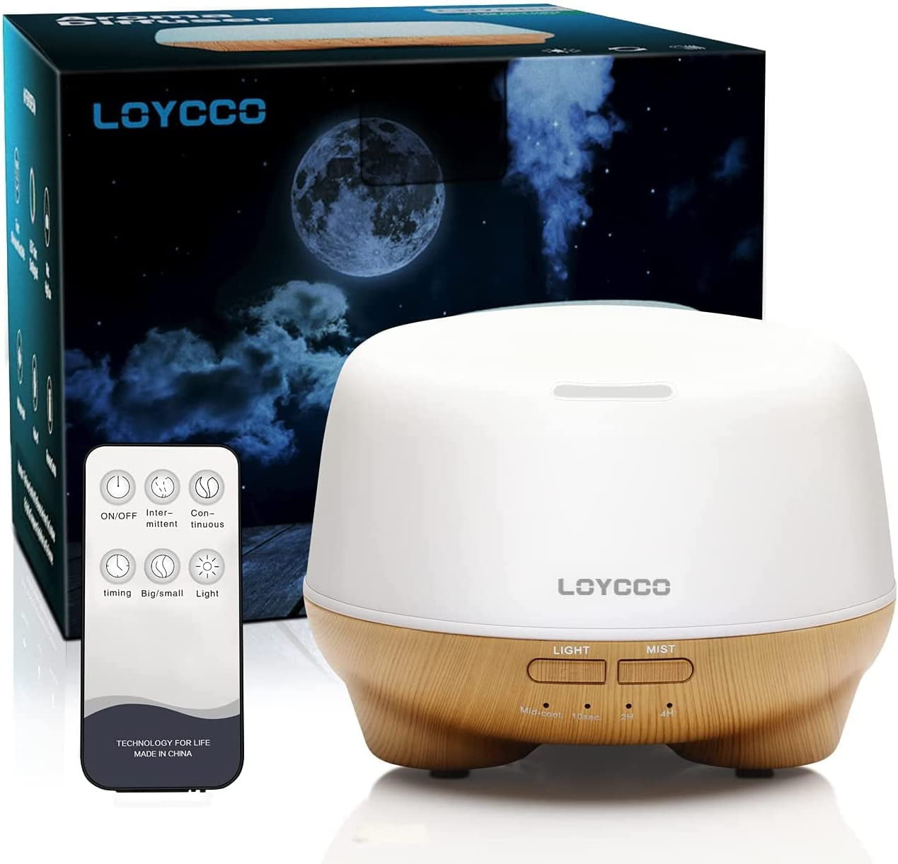 Aromatherapy Diffusers, Ultrasonic Diffusers for Essential Oils, 500ML Aromatherapy Diffuser ...