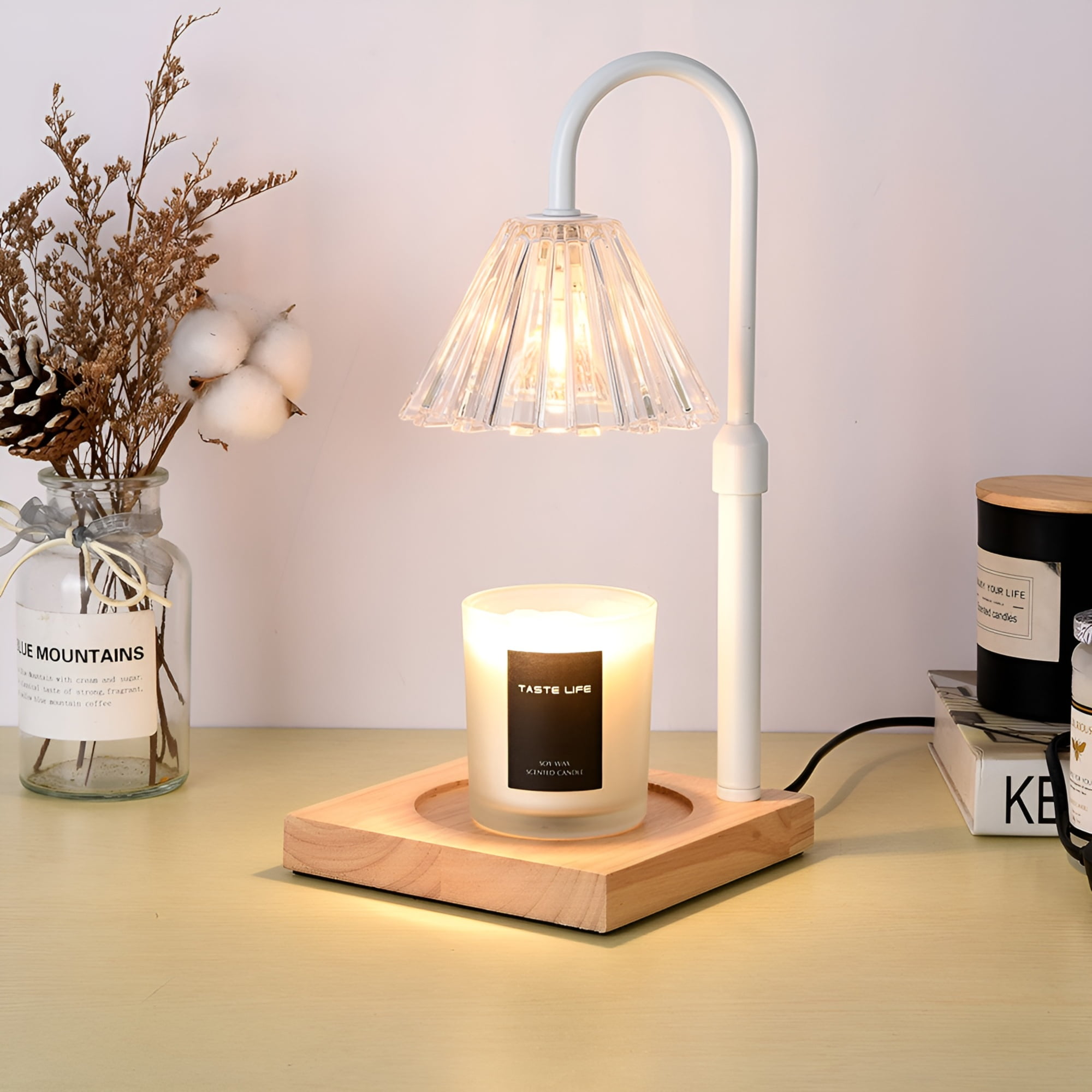 Aromatherapy Essentia Wax Melting Lamp, Desktop Aroma Diffuser Light ...