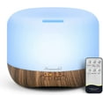Aromatherapy Essential Oil Diffuser for Room: 500ml Colorful Aroma Air ...