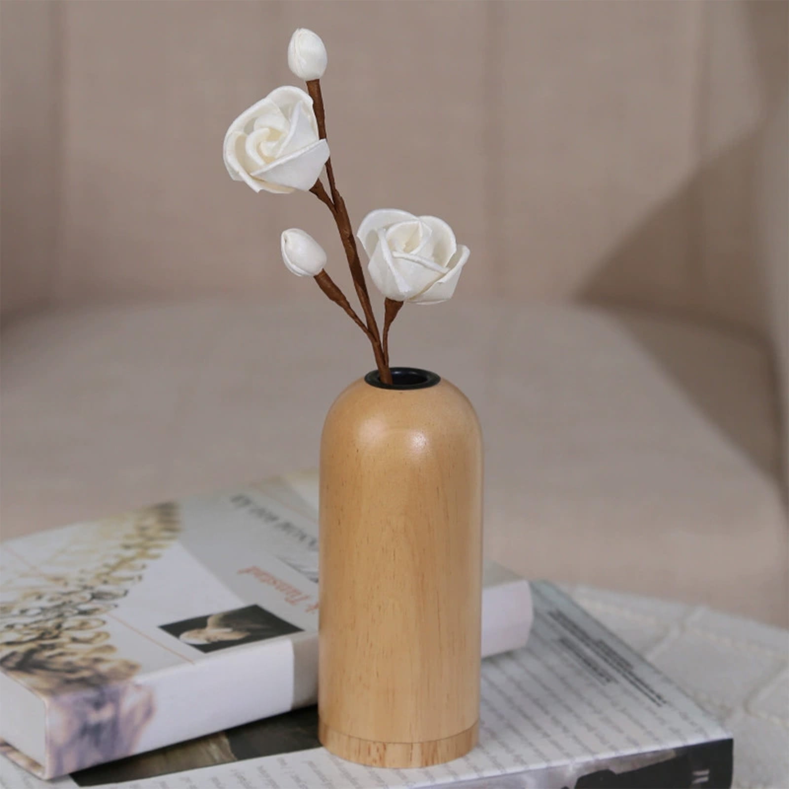 Aromatherapy Flower Diffuser Set | Flameless Scented Dried Simulation ...