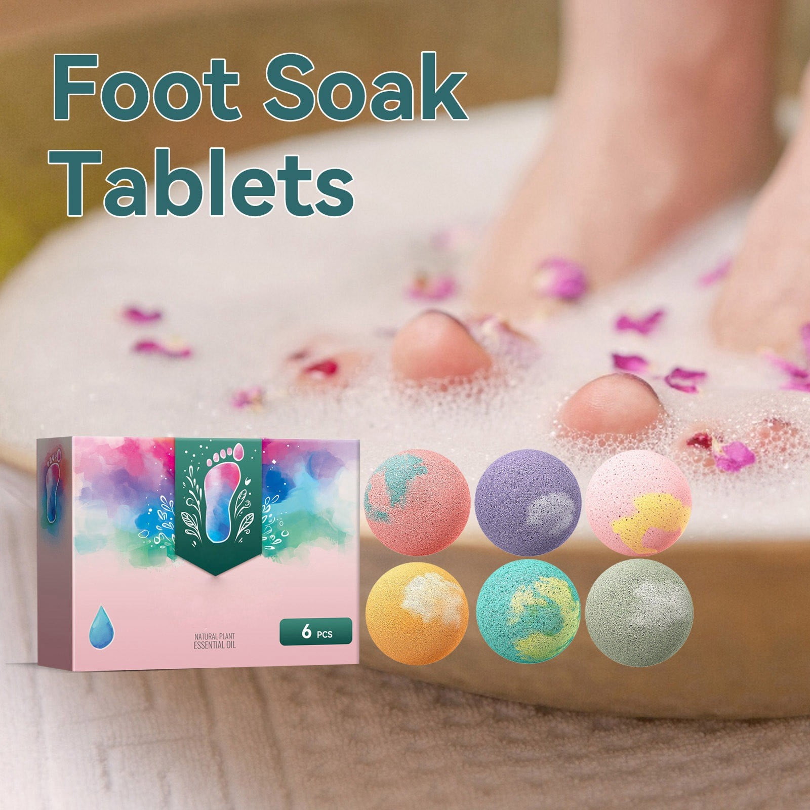 Aromatherapy Foot Bath Drying And Peeling Cleaning Moisturizing Foot ...