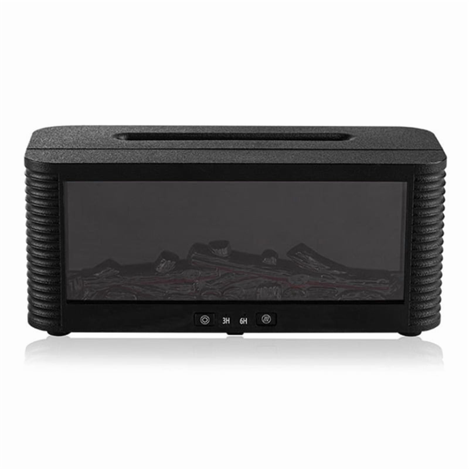 Aromatherapy Humidifier Simulated Fireplace Flame Humidifier 250ml USB ...