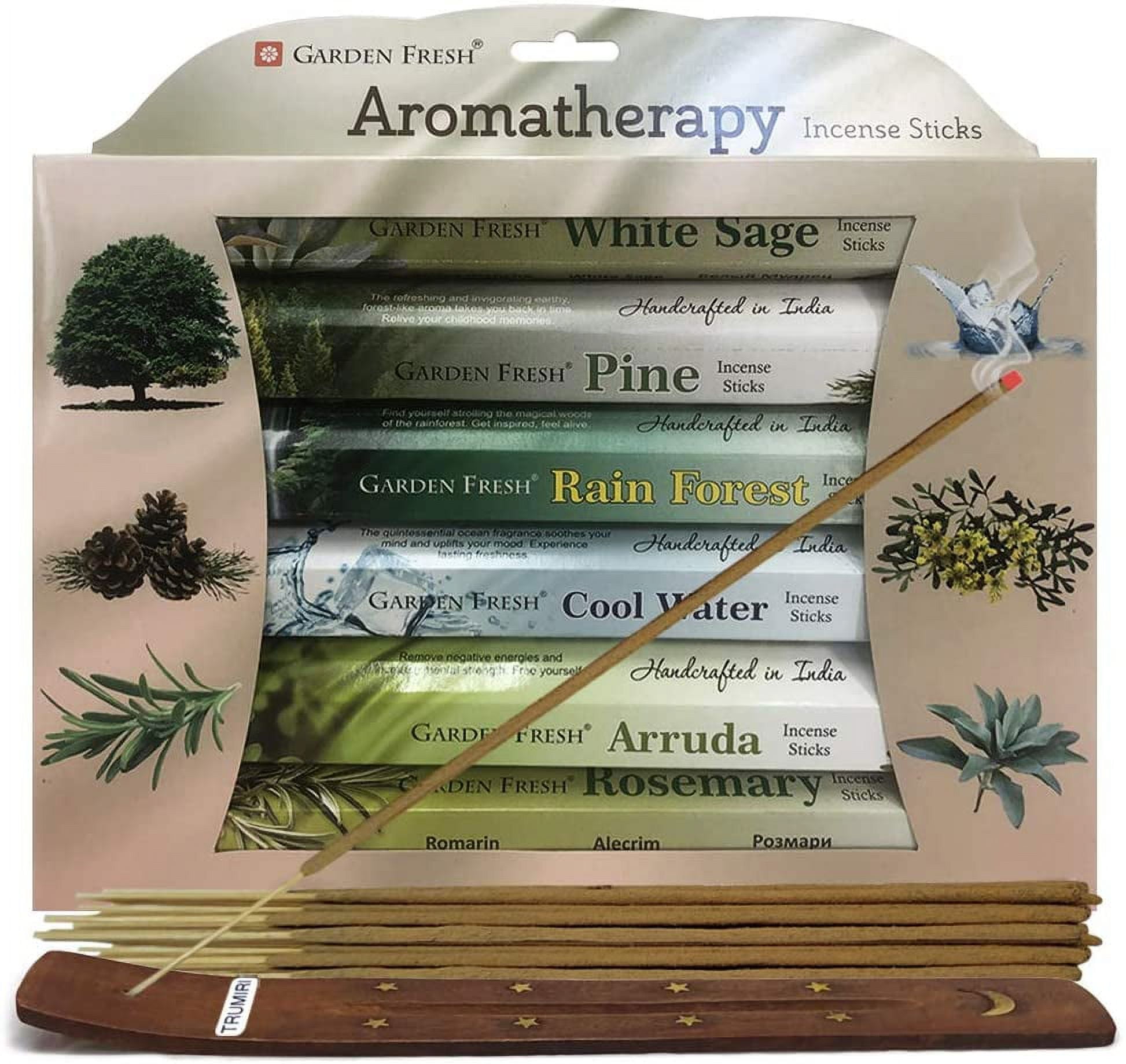 Aromatherapy Incense Sticks Variety Pack And Incense Stick Holder ...