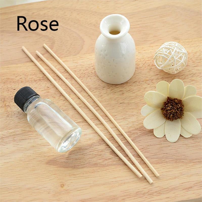 Aromatherapy No Fire Vine Branch Wicker Reed Diffuser Sets Glass Bottle ...