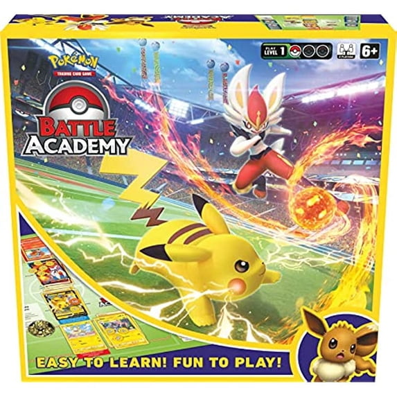 Pokemon Kids Trainer Board Game: Battle Academy 2 feat. Pikachu, Eevee ...