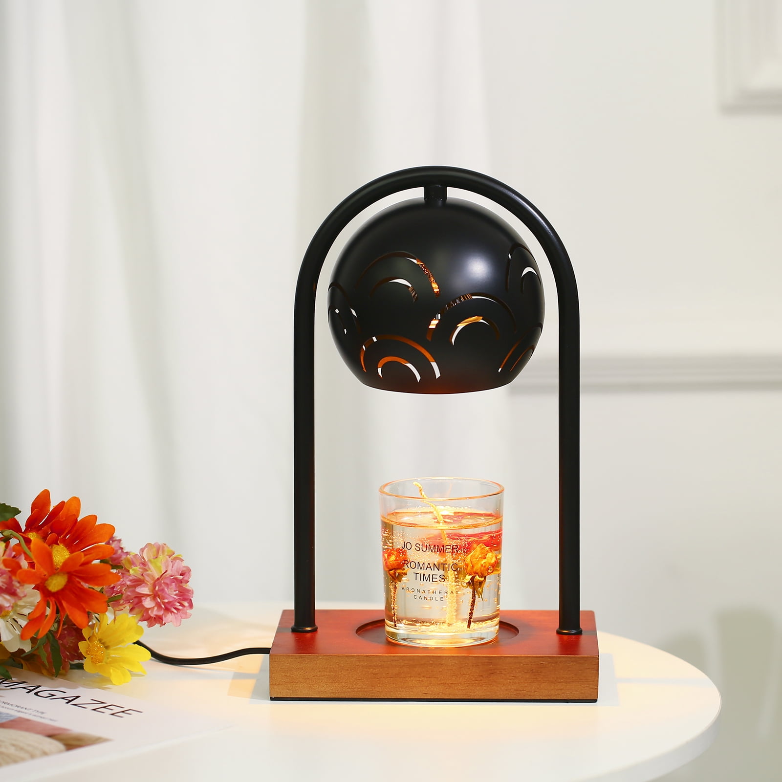 Aromatherapy Wax Melting Lamp Home Office Incense Oil Warmer Aroma ...