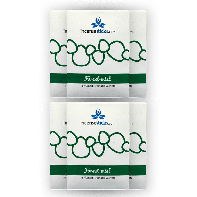 Aromatic Sachets - Forest Mist Scent - 6 Packs - 12.5g - Refreshing and ...