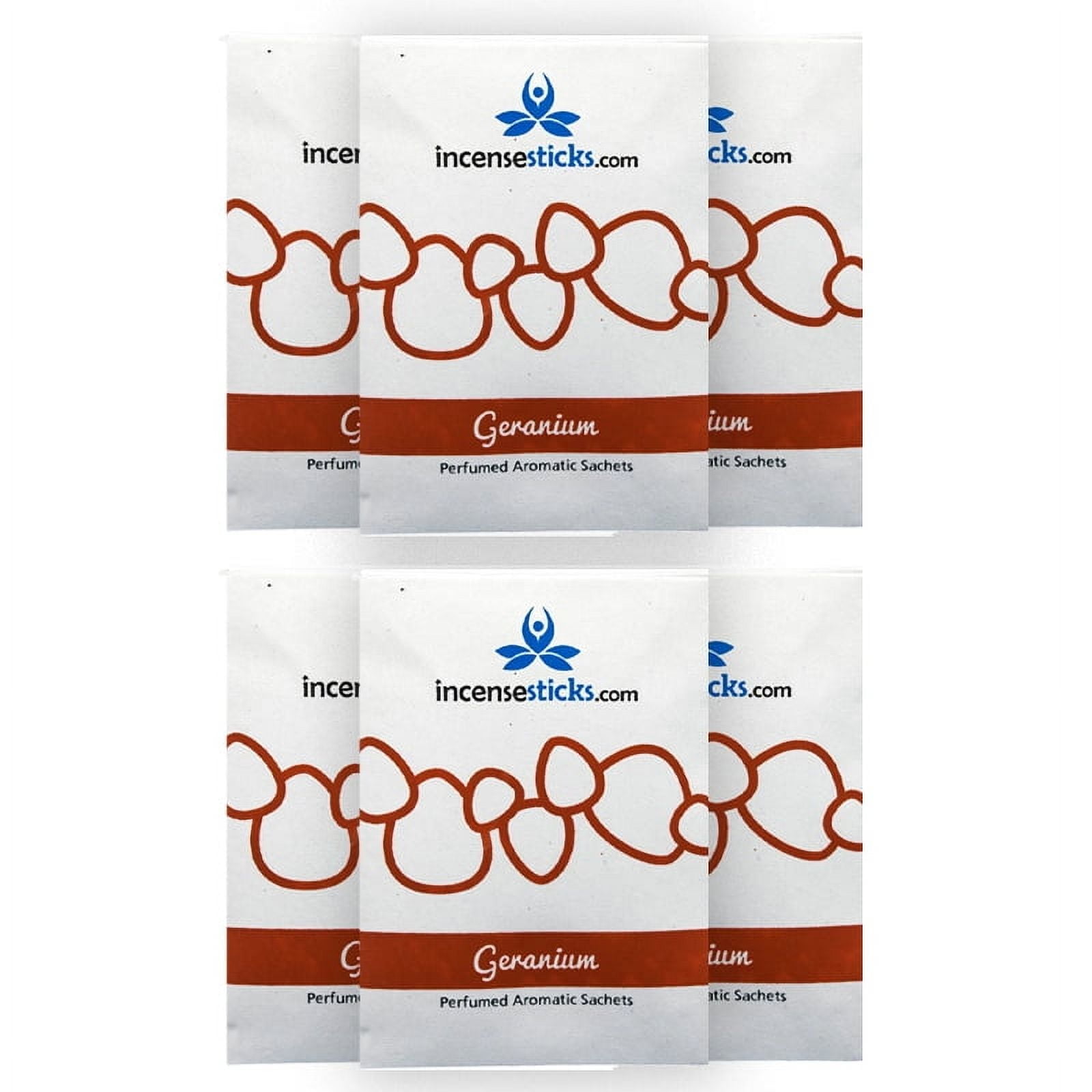Aromatic Sachets - Geranium Scent - 6 Packs - 12.5g - Floral and ...