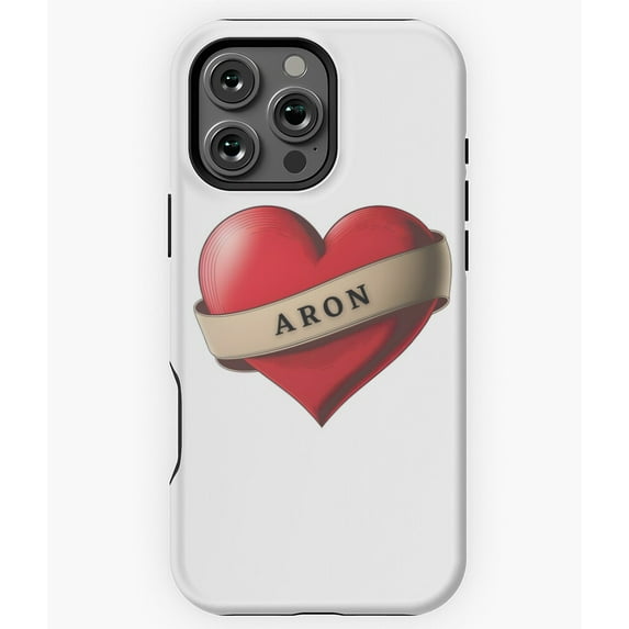 Aron Lovely Red Heart With a Ribbon Phone Case for iPhone 16 15 14 13 12 11 Pro Max - Walmart.com