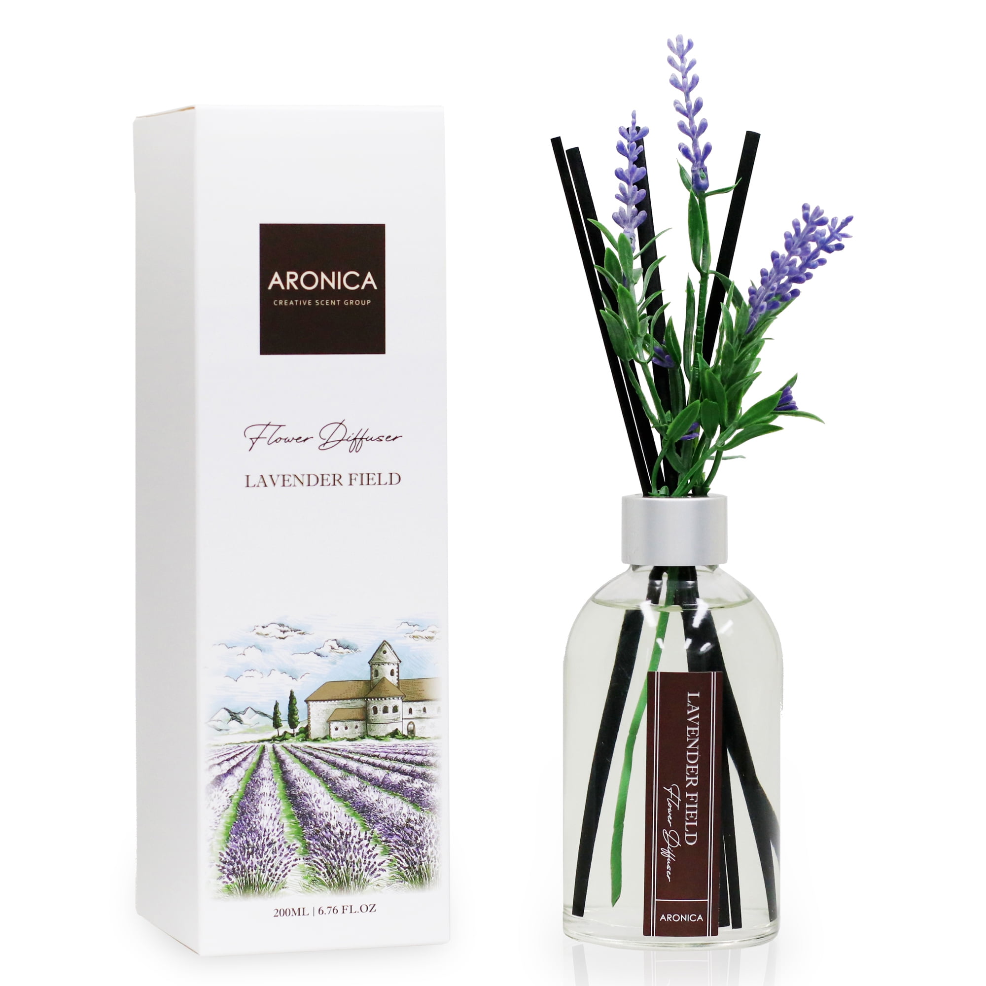 Aronica Flower Diffuser_200ml - LAVENDER FIELD - Walmart.com