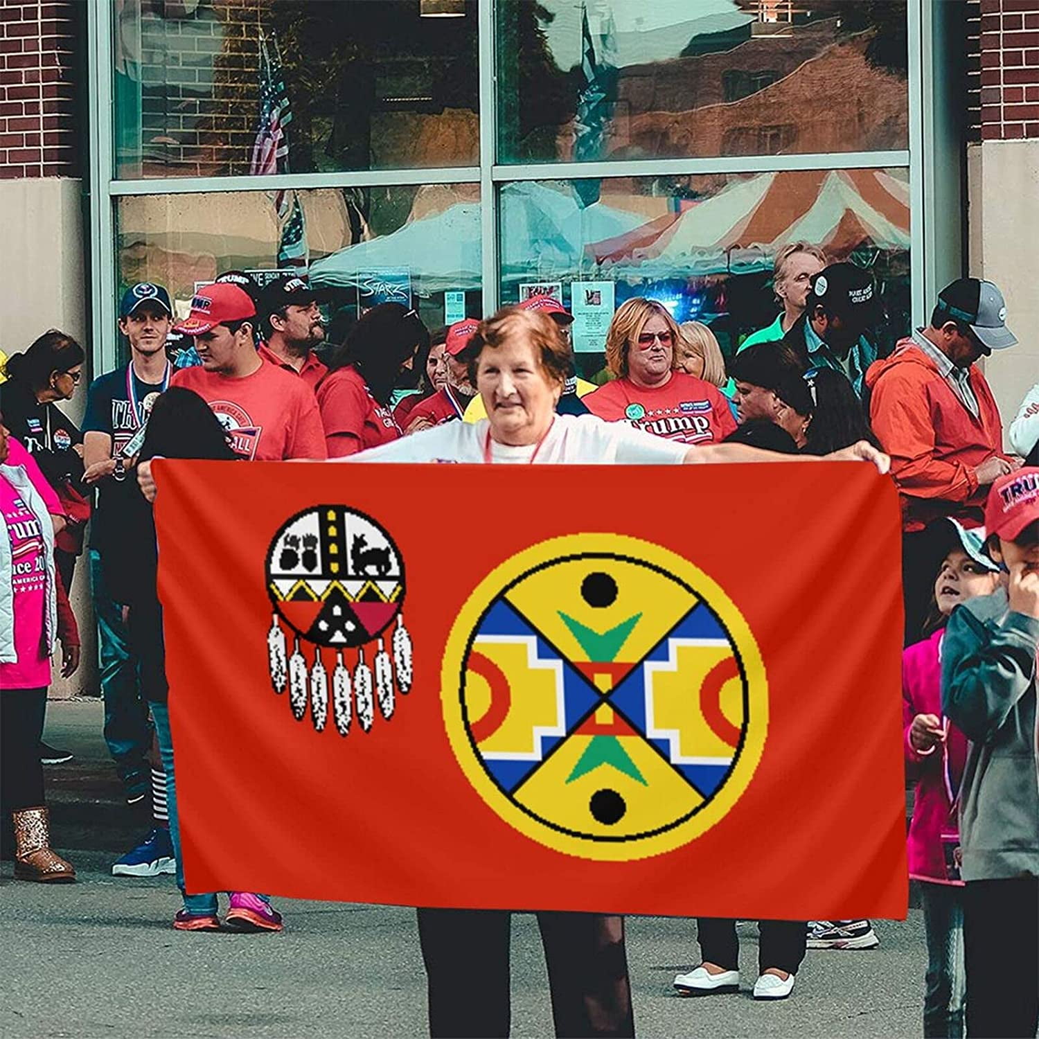 Aroostook Band of Micmac Polyester Garden 3x5Ft Flag Outdoor Indoor ...