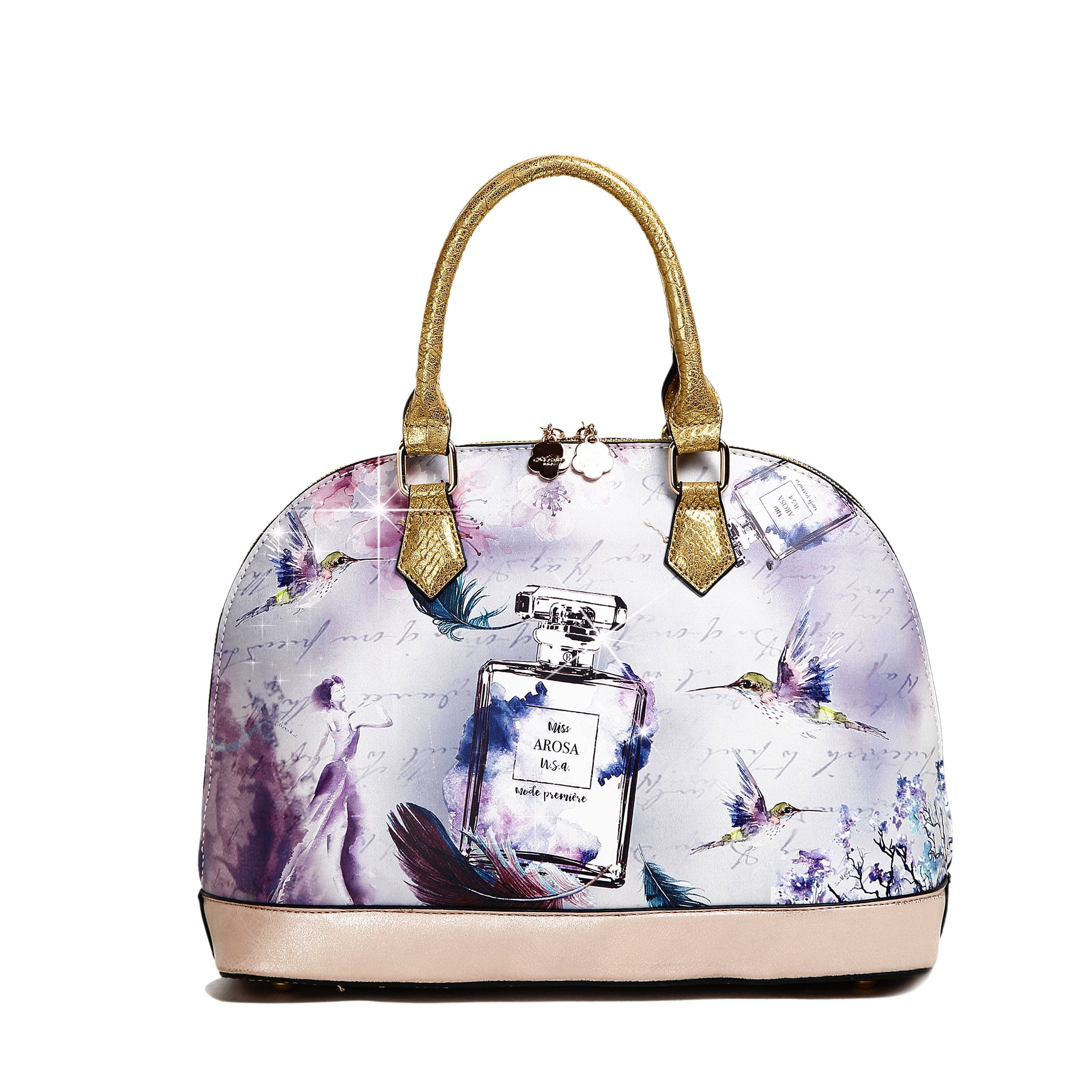 Arosa Fragrance Dome Vintage Hollywood Retro Graphic Handbag - Walmart.com