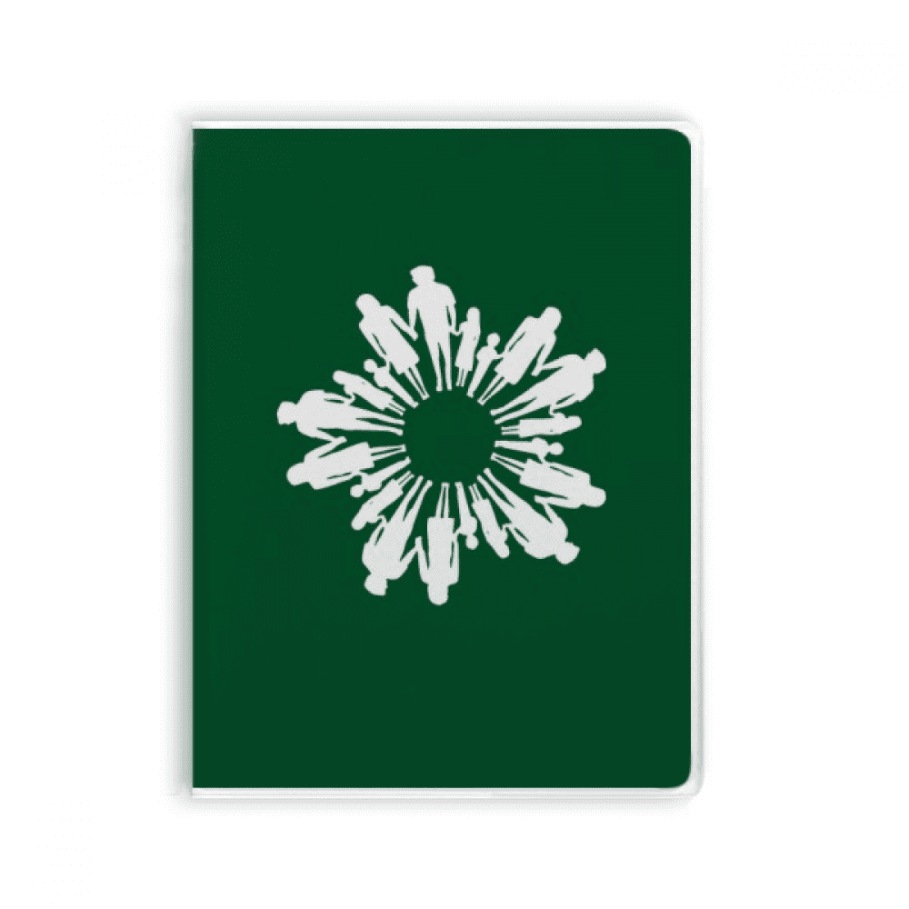 Around Hand Faly Unity Art Deco Fashion Notebook Gum Cover Diary Soft ...