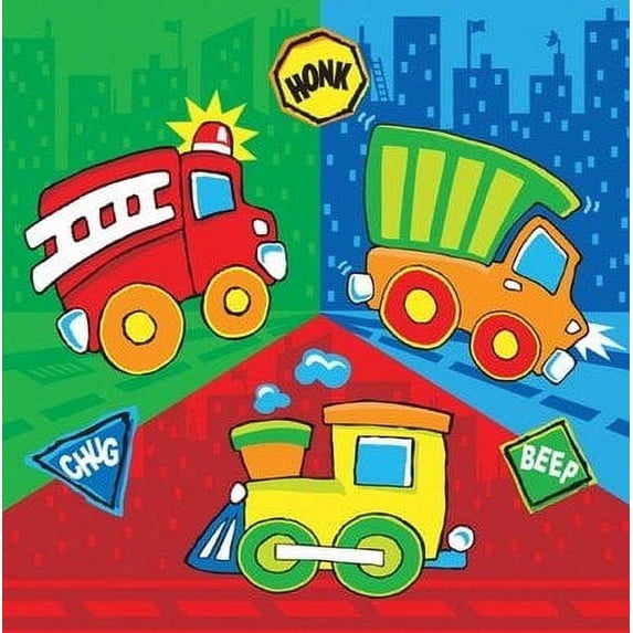 Around Town Party Beverage Napkins (16 ct) - Walmart.com