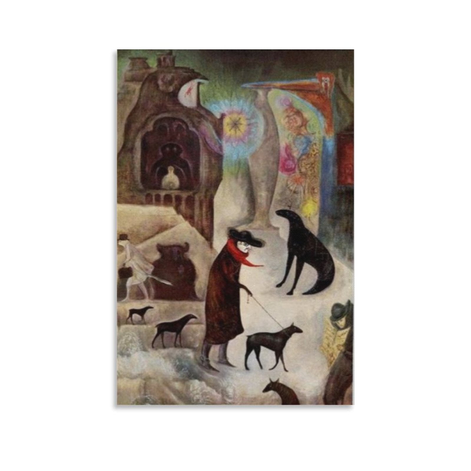 Around Wall Street Or Portrait of Pablo in NY by Leonora Carrington ...
