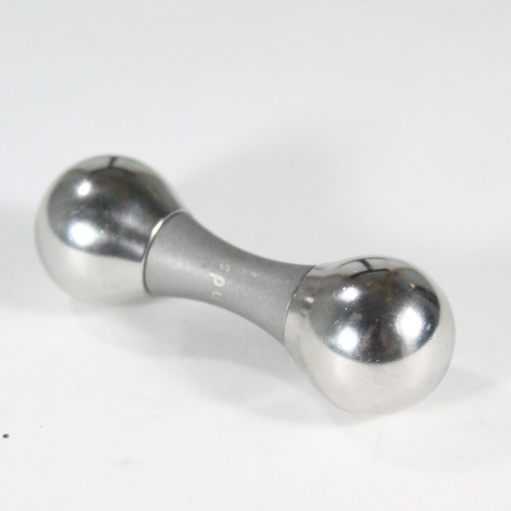 AroundSquare Knucklebone Modular - Begleri - Skill Toy (Titanium with ...