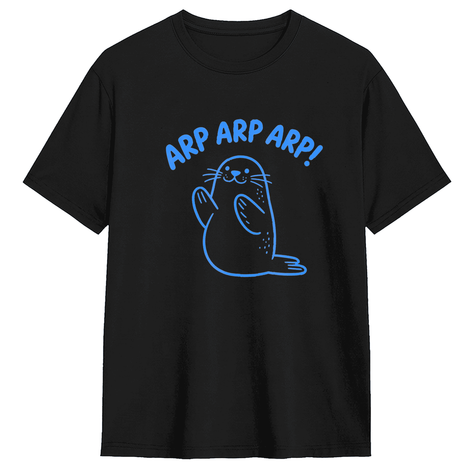 Arp Arp Arp Seal Vintage Graphic Tee For Men And Women, Funny Animal ...