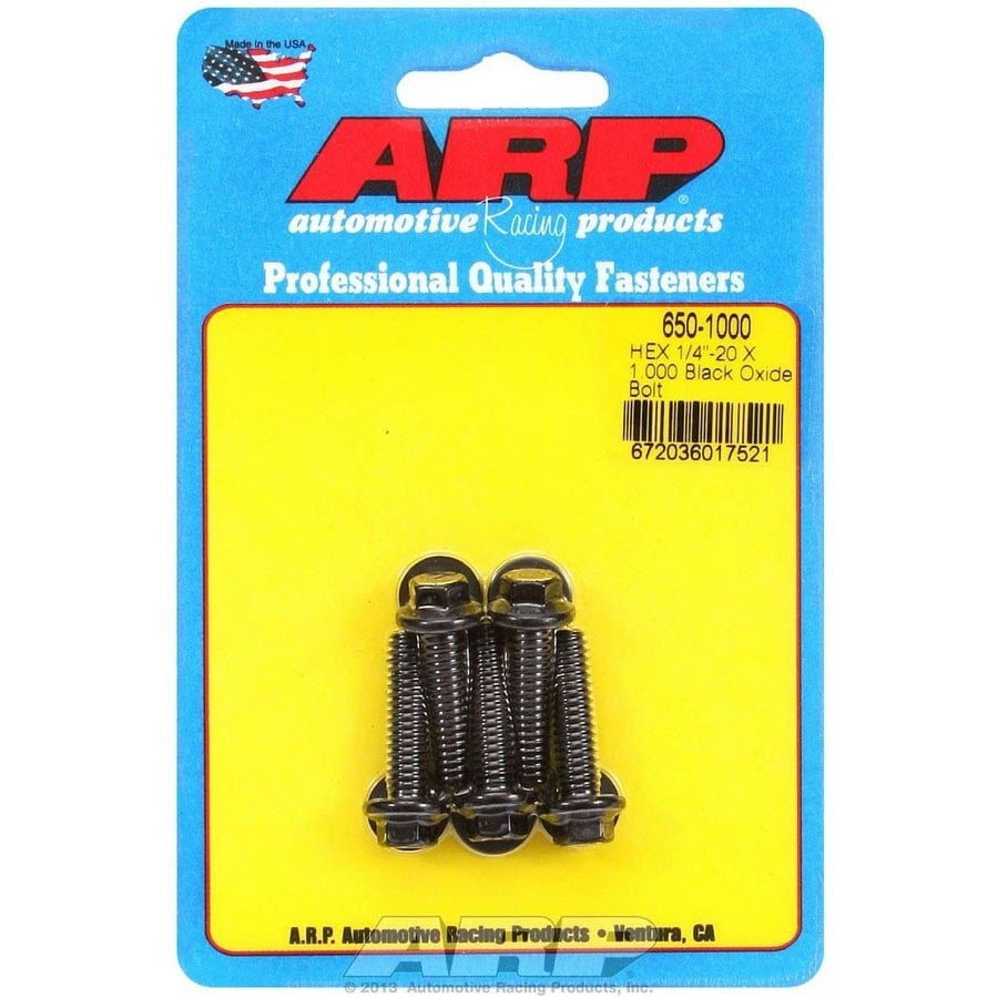 Arp Bolt Kit - 6pt. (5) 1/4-20 x 1.000 - Walmart.com