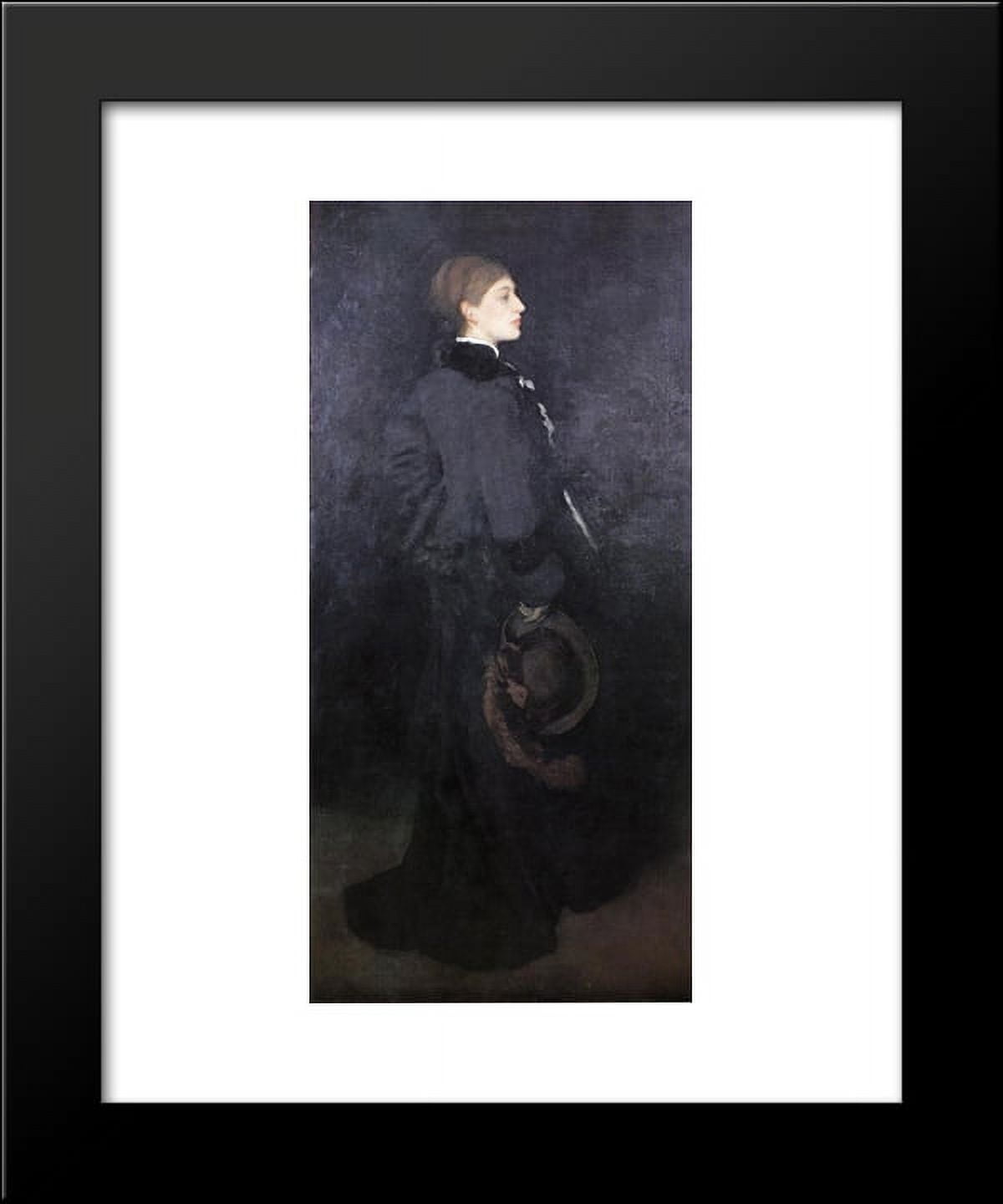 Arrangement in Brown and Black. Portrait of Miss Rosa Corder 20x24 ...