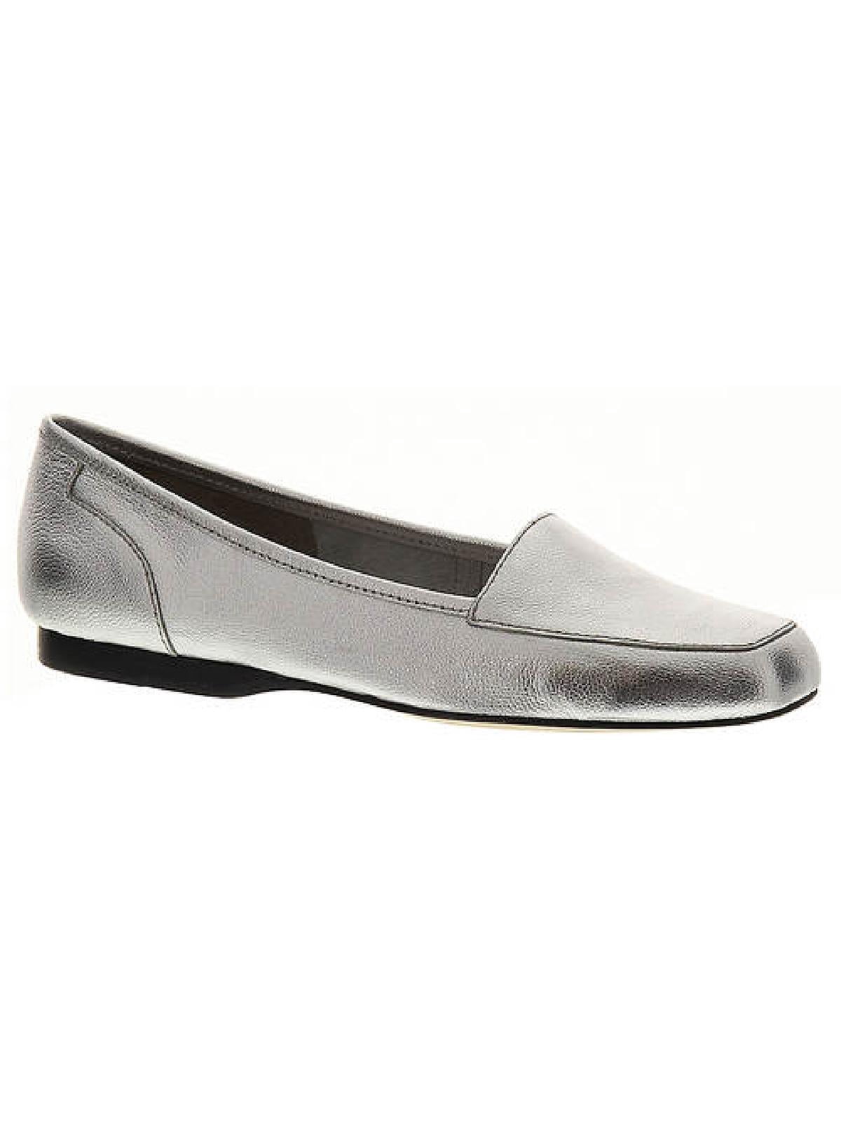 Array Womens Freedom Leather Square Toe Loafers - Walmart.com