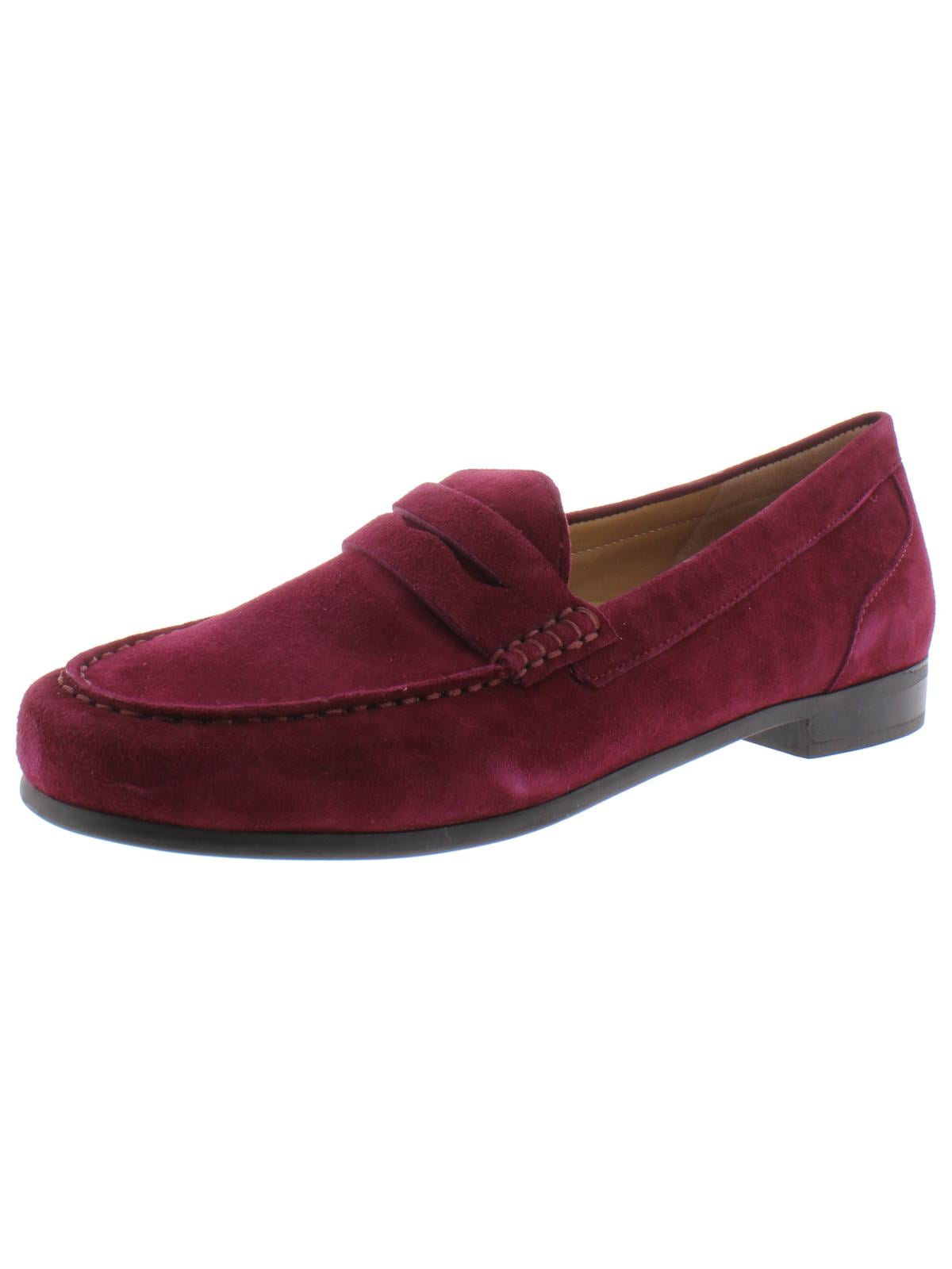 Array Womens Harper Suede Slip On Loafers - Walmart.com
