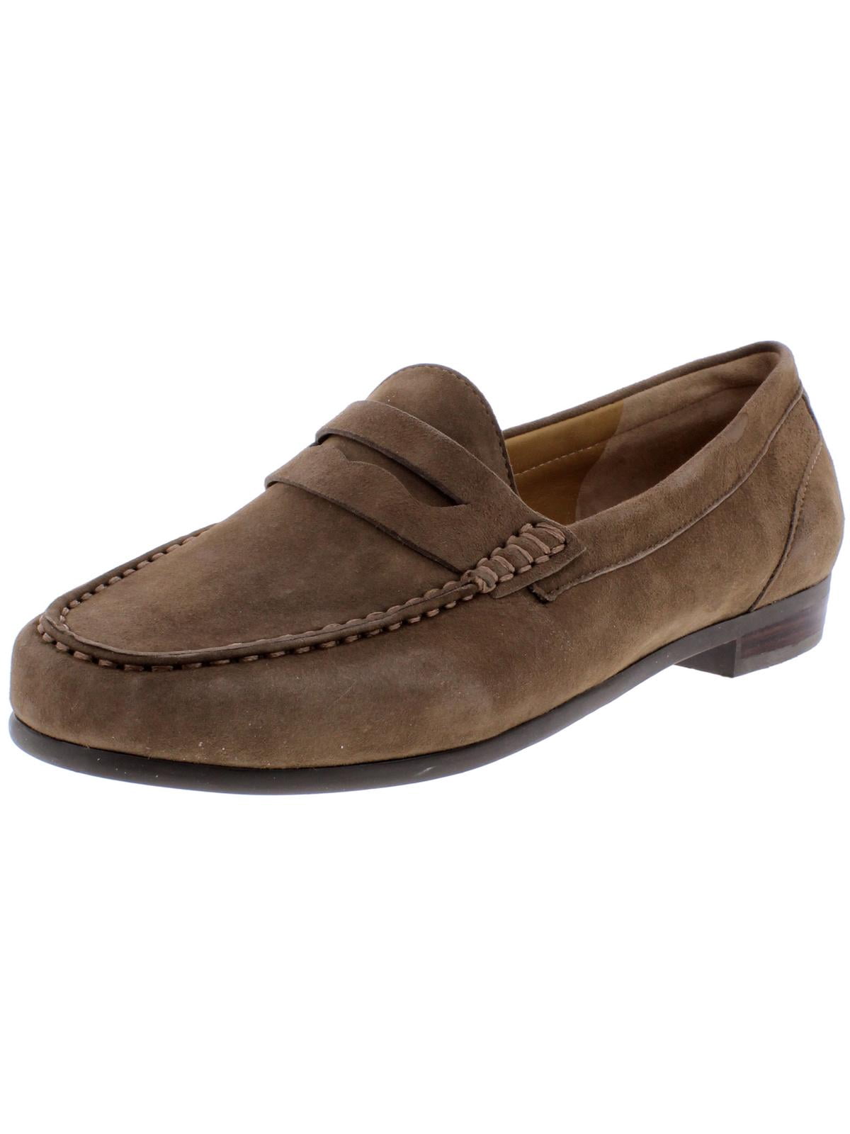 Array Womens Harper Suede Slip On Loafers - Walmart.com