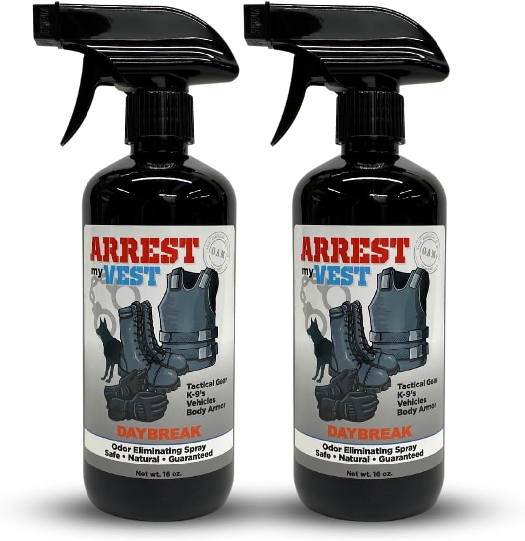 Arrest My Vest Odor Eliminating Spray for Body Armor, Ballistic Vests ...