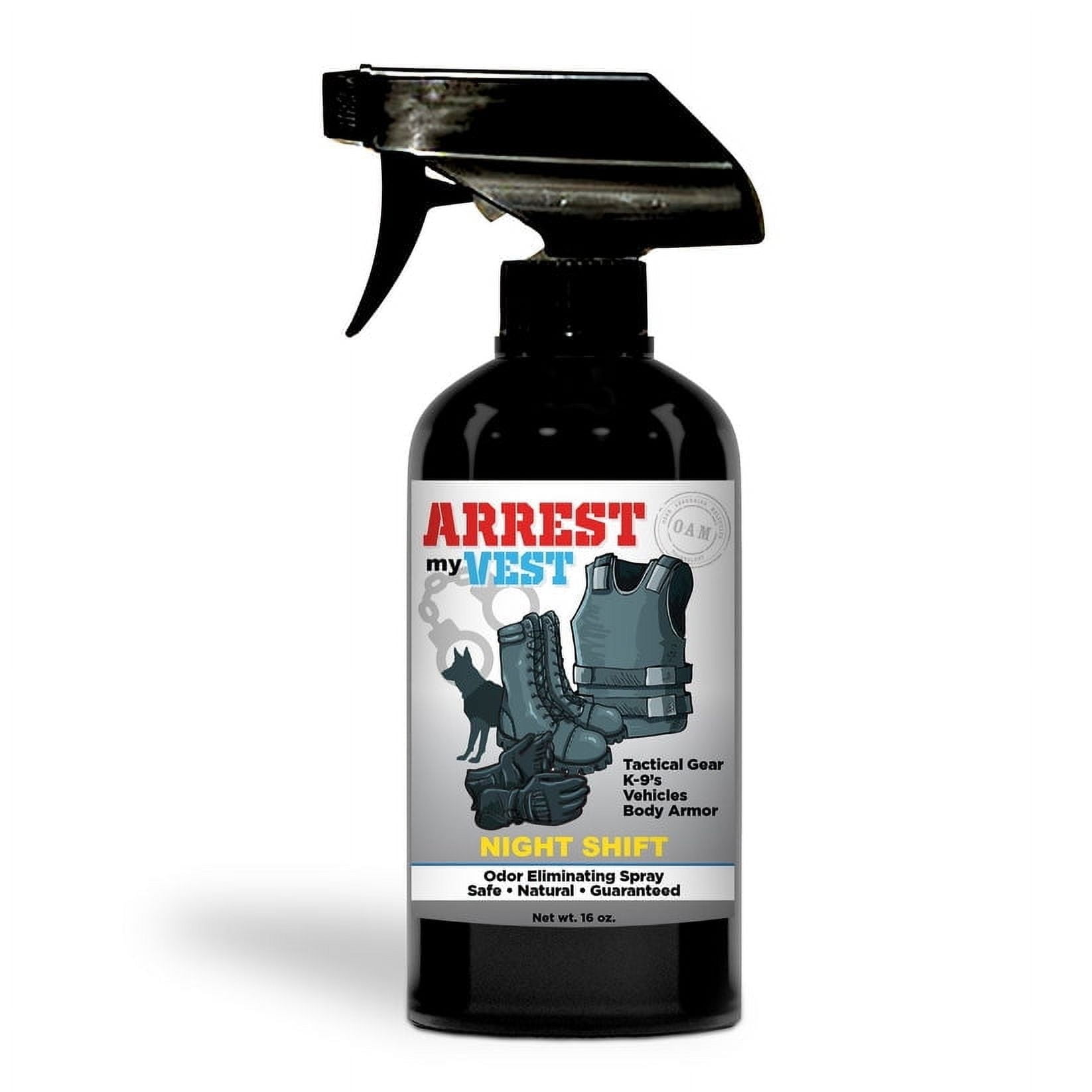 Arrest My Vest Odor Eliminating Spray for Body Armor, Ballistic Vests ...