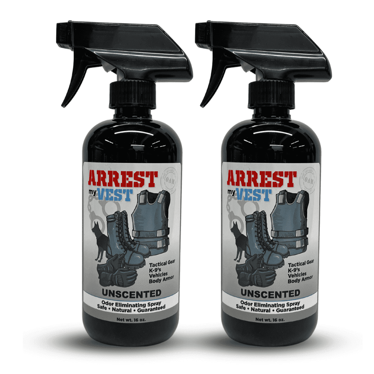 Arrest My Vest Odor Eliminating Spray for Body Armor, Ballistic Vests ...