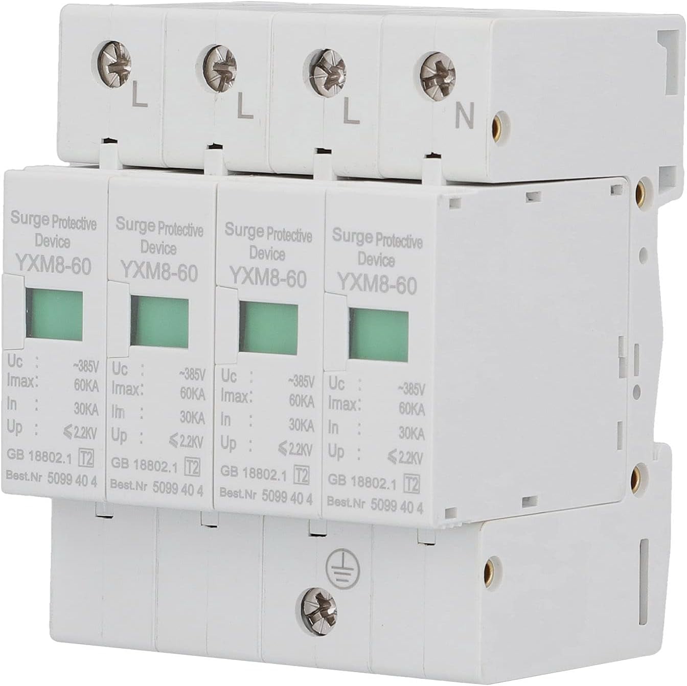 Arrester, AC380V Surge Protector Electric Shock Protector for Computer ...