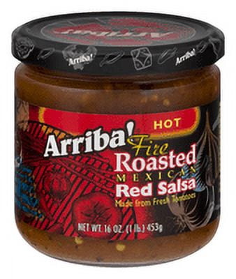 Arriba! Hot Fire Roasted Mexican Red Salsa, 16 oz - Walmart.com