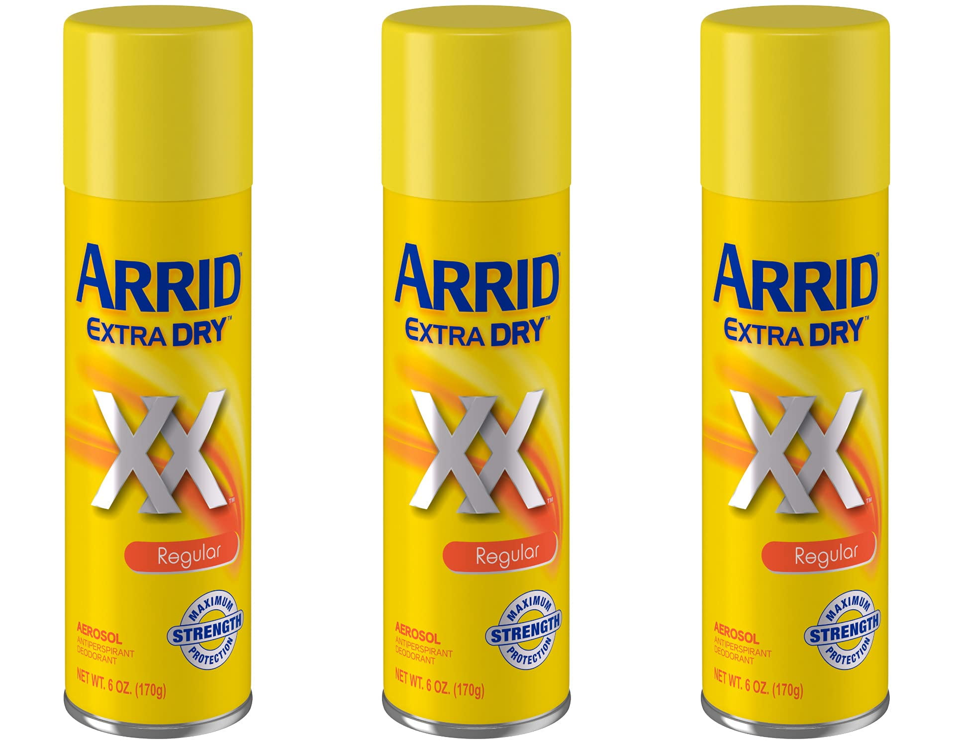 Arrid Arrid Extra Dry Antiperspirant Deodorant Spray Regular (Pack Of 3 ...