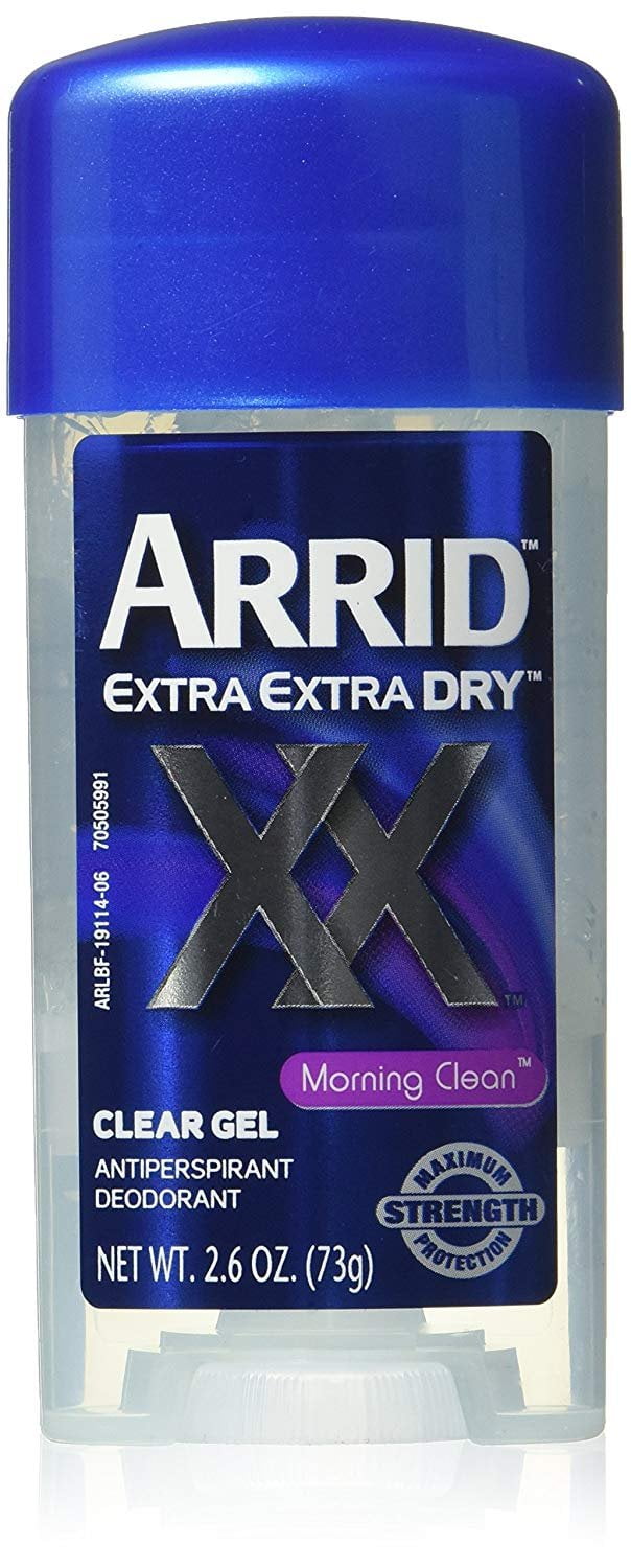 Arrid Deodorant, 2.6 Ounce, Morning Clean Scent, Clear Gel ...