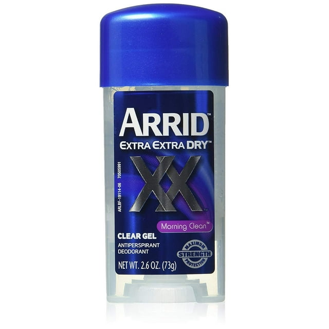 Arrid Deodorant, 2.6 Ounce, Morning Clean Scent, Clear Gel ...