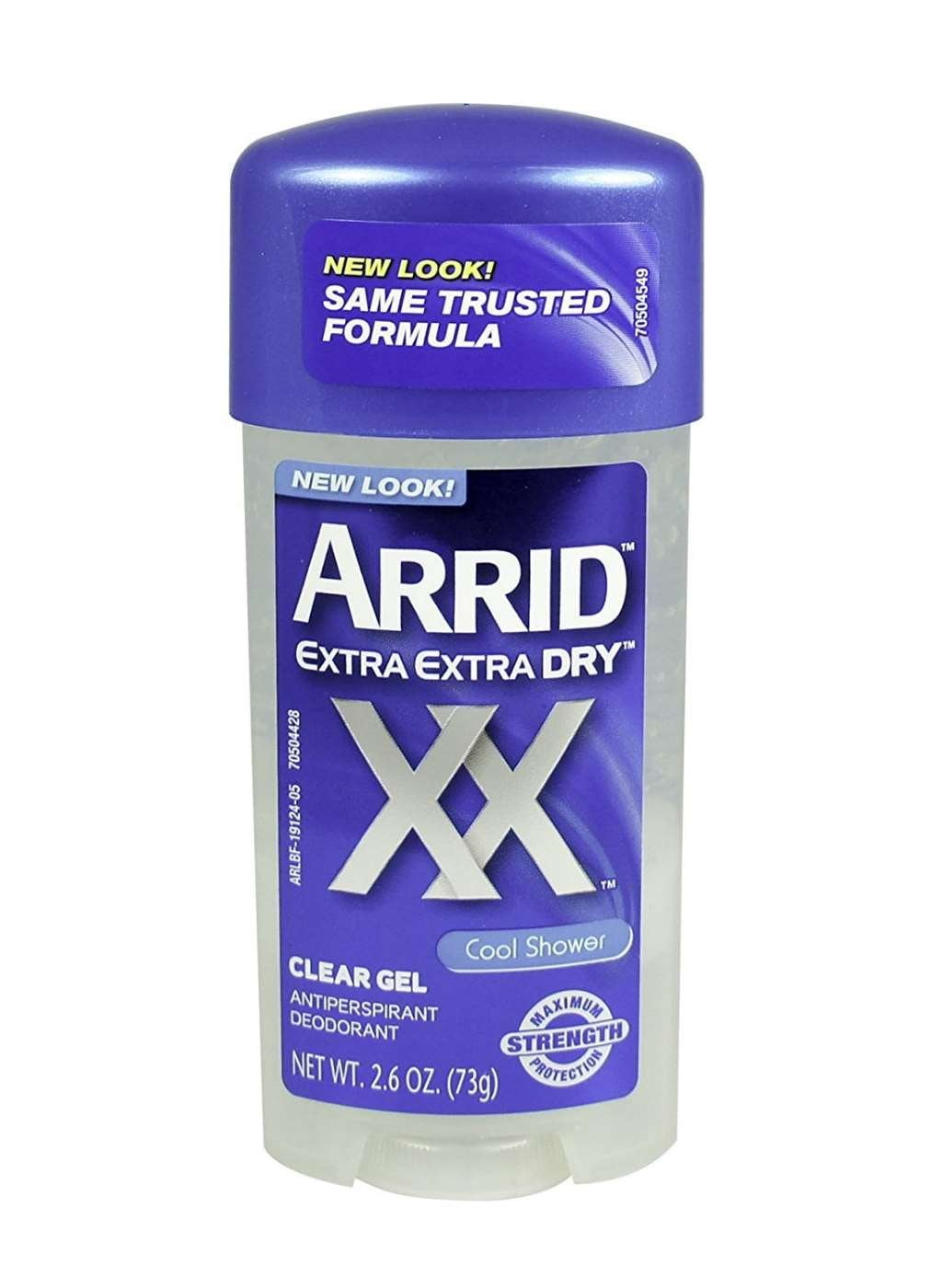 Arrid Extra Dry Anti-Perspirant Deodorant Clear Gel Cool Shower 2.60 Oz ...