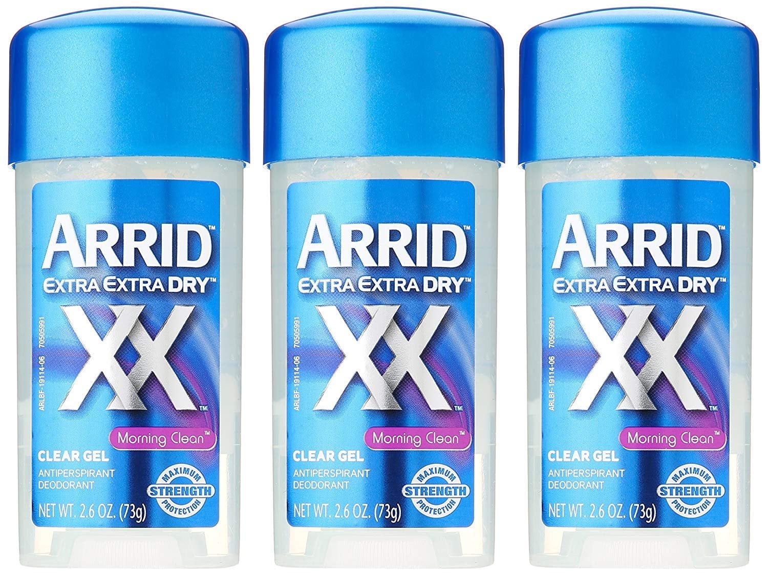 Arrid Extra Dry Clear Gel Antiperspirant and Deodorant, Morning Clean ...