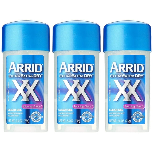 Arrid Extra Dry Clear Gel Antiperspirant and Deodorant, Morning Clean ...