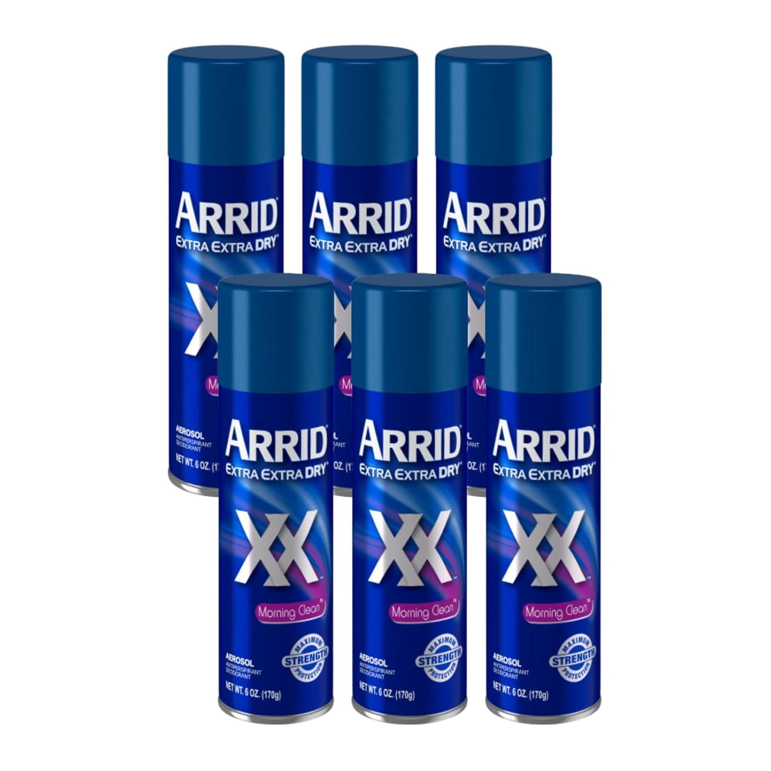 Arrid XX Extra Extra Dry Aerosol Antiperspirant Deodorant, Morning ...