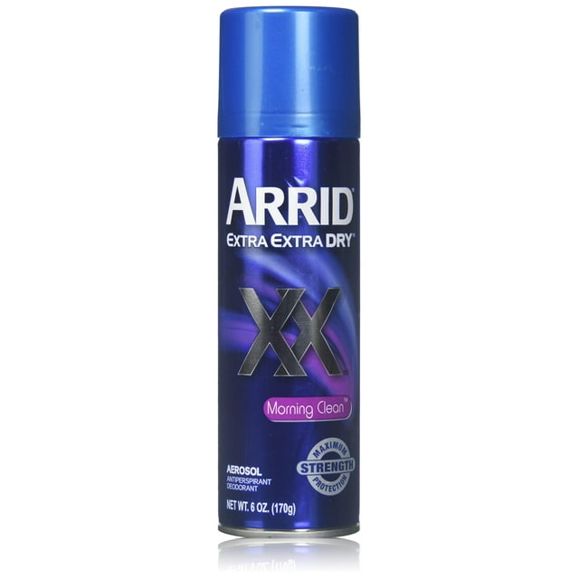 Arrid Xx Anti-Perspirant Deodorant Spray, Morning Clean, 24 Hour ...