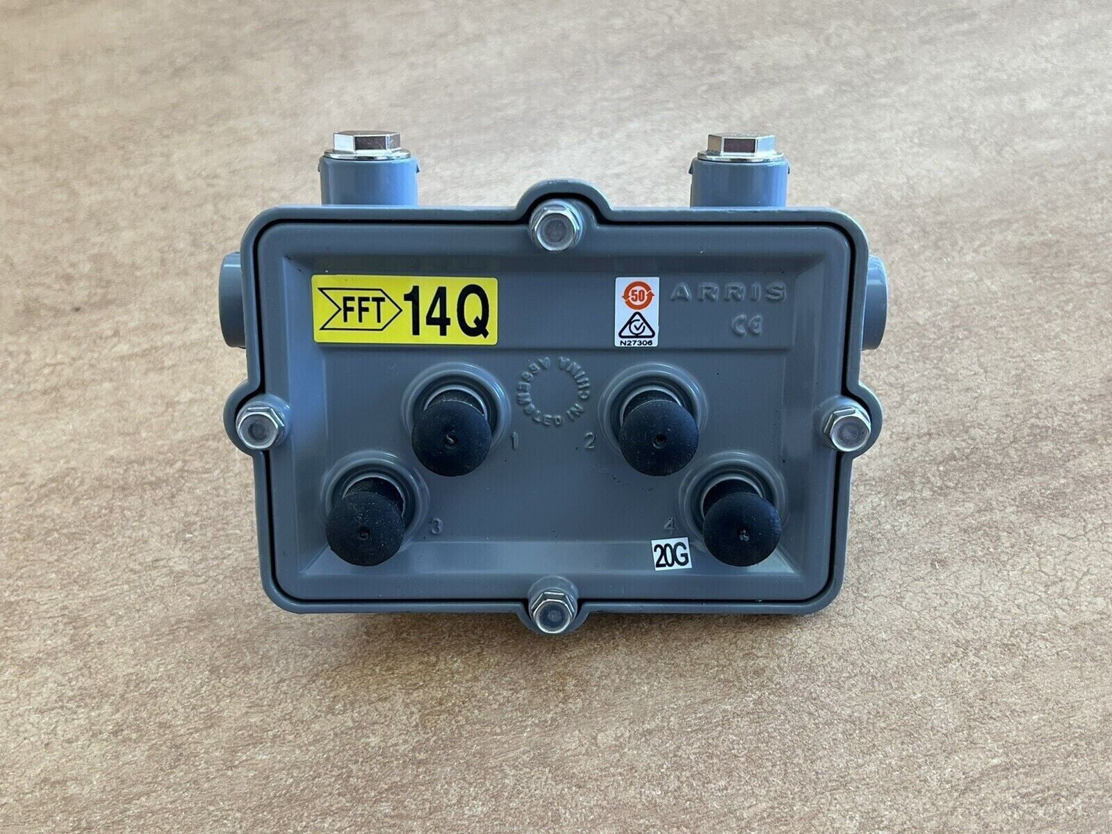 Arris FFT14Q Full-Feature Equalizable Tap Coax Tap 4-Ports Coaxial F ...